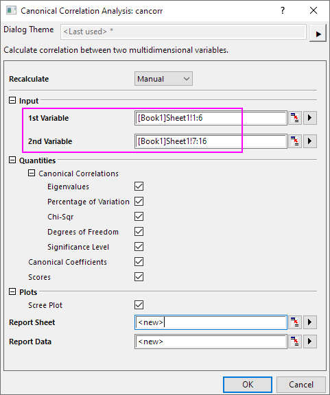 Help Online Apps Canonical Correlation Analysis