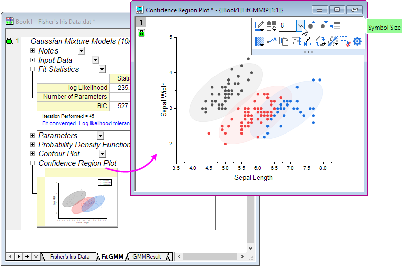 Help Online Apps Gaussian Mixture Models Pro