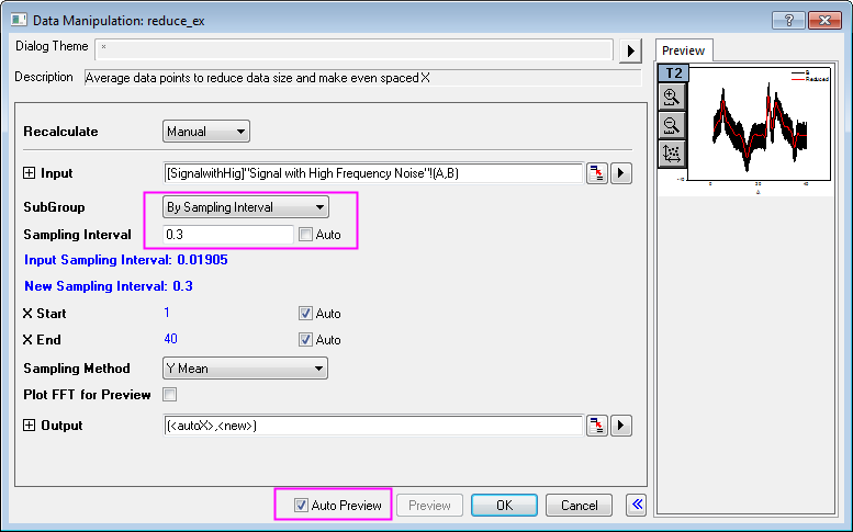 Help Online Tutorials Data Reduction