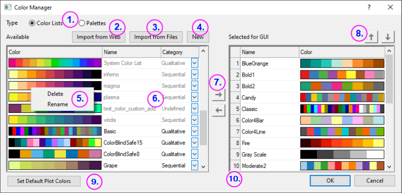 Help Online - User Guide - Customizing Graphs