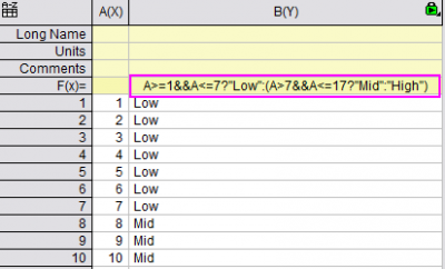 Help Online - Quick Help - FAQ-871 Does Origin have a "IF" function?