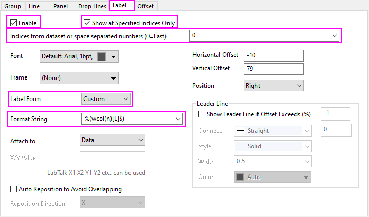 Help Online - Quick Help - FAQ-1065 How to label each line plot with a ...
