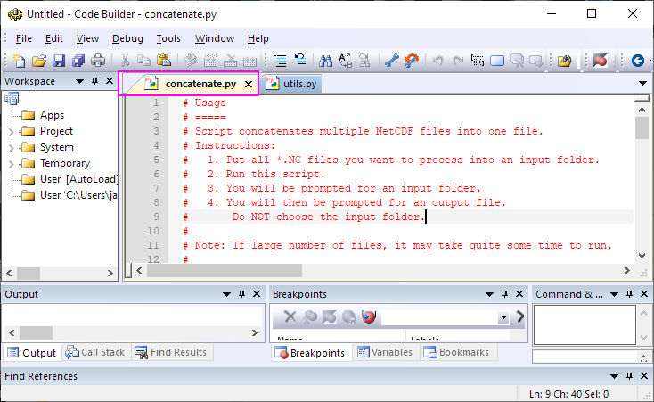 Help Online - Quick Help - FAQ-1106 How to merge multiple NetCDF files into one?