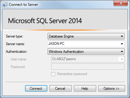 Help Online - Quick Help - FAQ-800 How to set up the SQL?