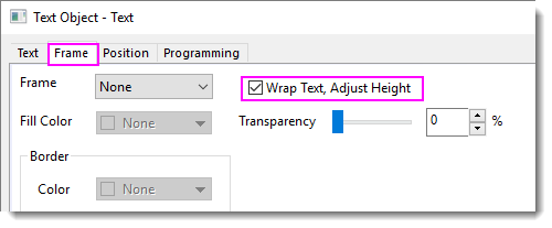 Help Online - Quick Help - FAQ-1040 How to wrap legend text into multiple lines?