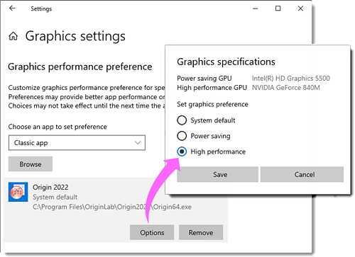 Help Online - Quick Help - FAQ-906 What should I do if my Origin is ...