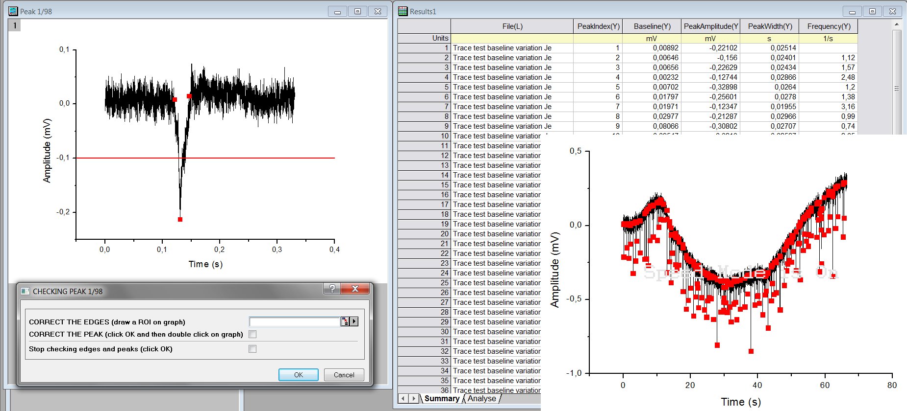 PEAKS ANALYSIS V1 for Origin 8.5 - File Exchange - OriginLab