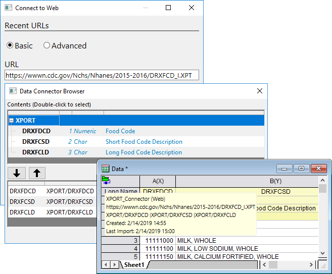 XPORT Connector - File Exchange - OriginLab