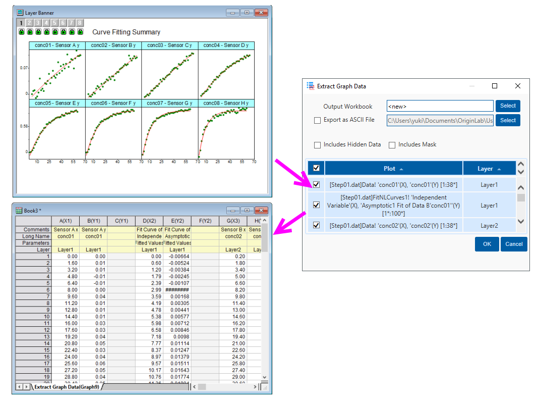 Extract Graph Data - File Exchange - OriginLab